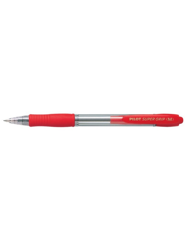 Pilot Super Grip Ball Pen BPGP-10R 0.7 / 1.0 mm (3 colours) Colour Blue ...