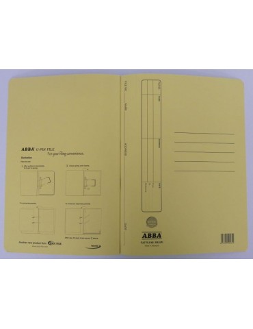 JAYAMART Stationery|Abba Flat File (U-Pin Spring) 350 (6 colours)RM2 ...
