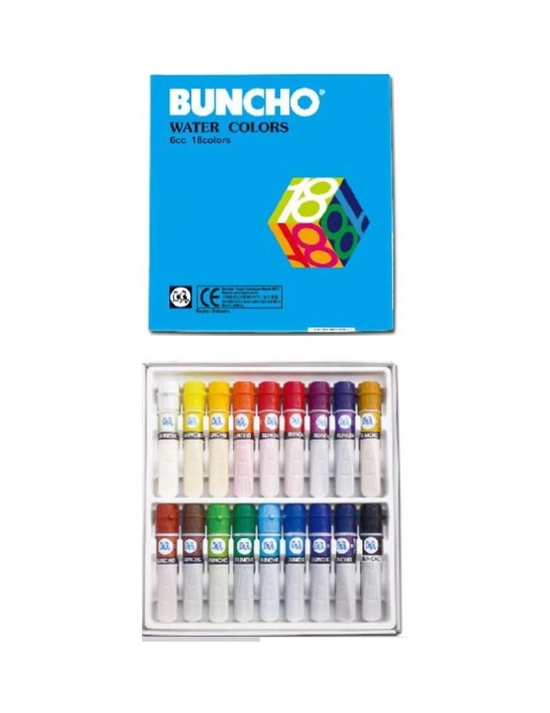 Buncho Poster Colour 12 colours 15 cc