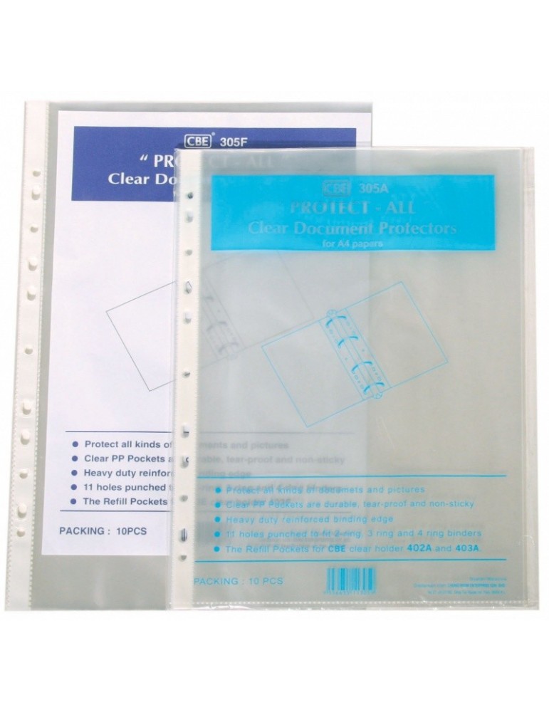 JAYAMART Stationery|CBE Sheet Protector Refill F4 305FRM5.30RM5 ...